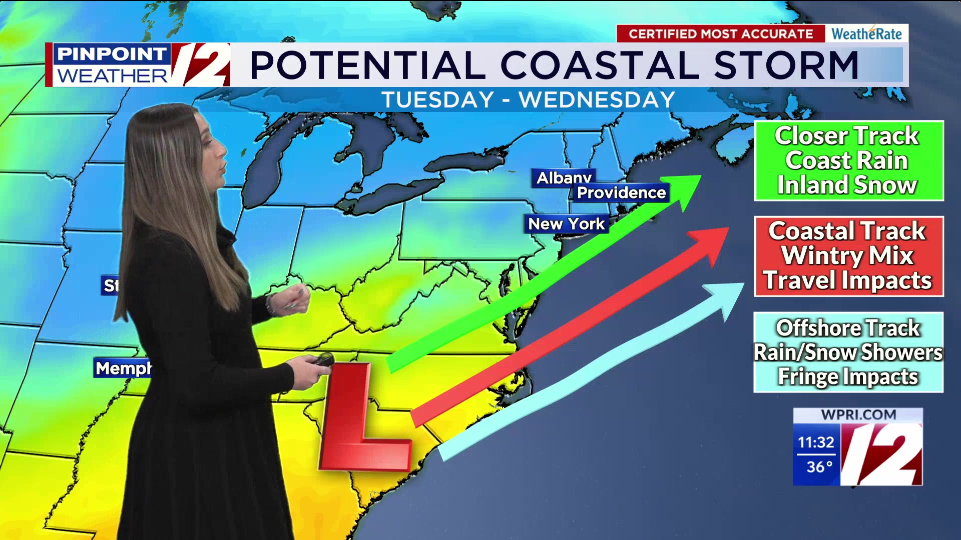 WPRI 12 Weather Forecast 11/28/25