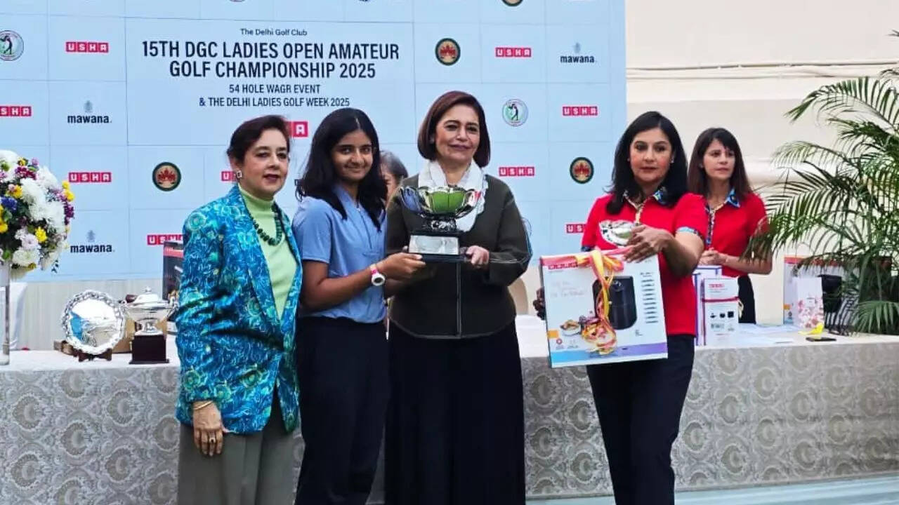 Rajasthan’s 12-year-old golfer Ojaswini Saraswat creates history at DGC ...