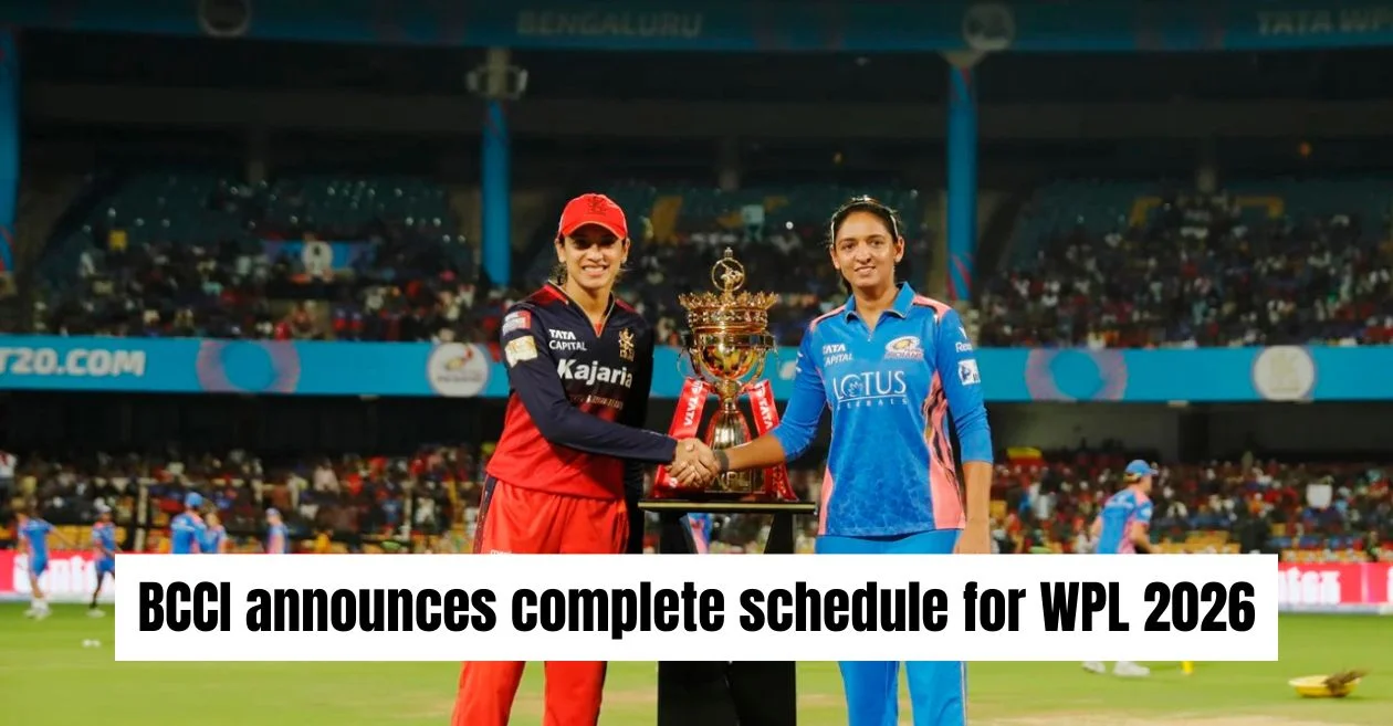BCCI announces complete schedule for WPL 2026; Royal Challengers ...