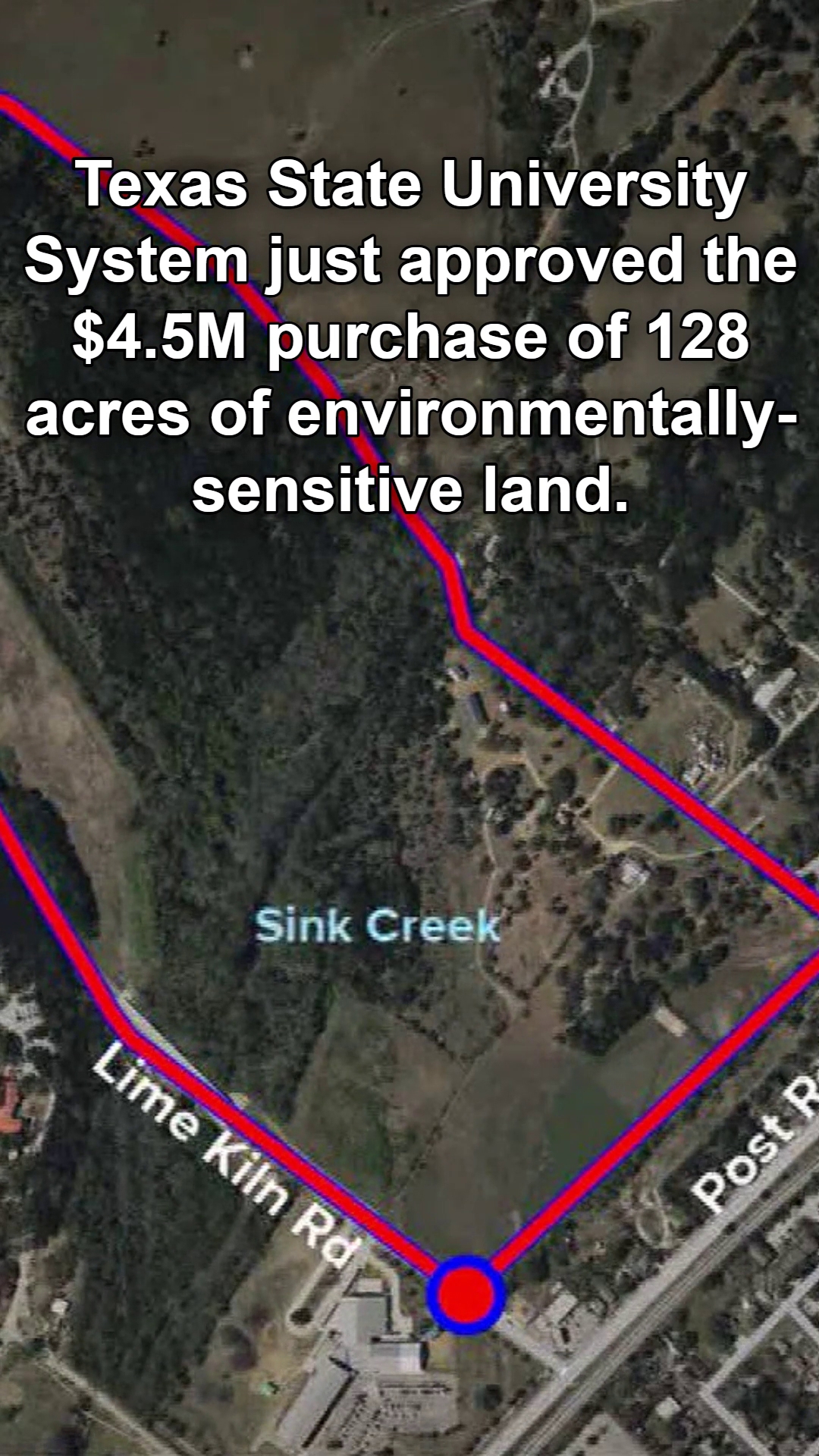 Texas State University system buys 128 acres of environmentally ...