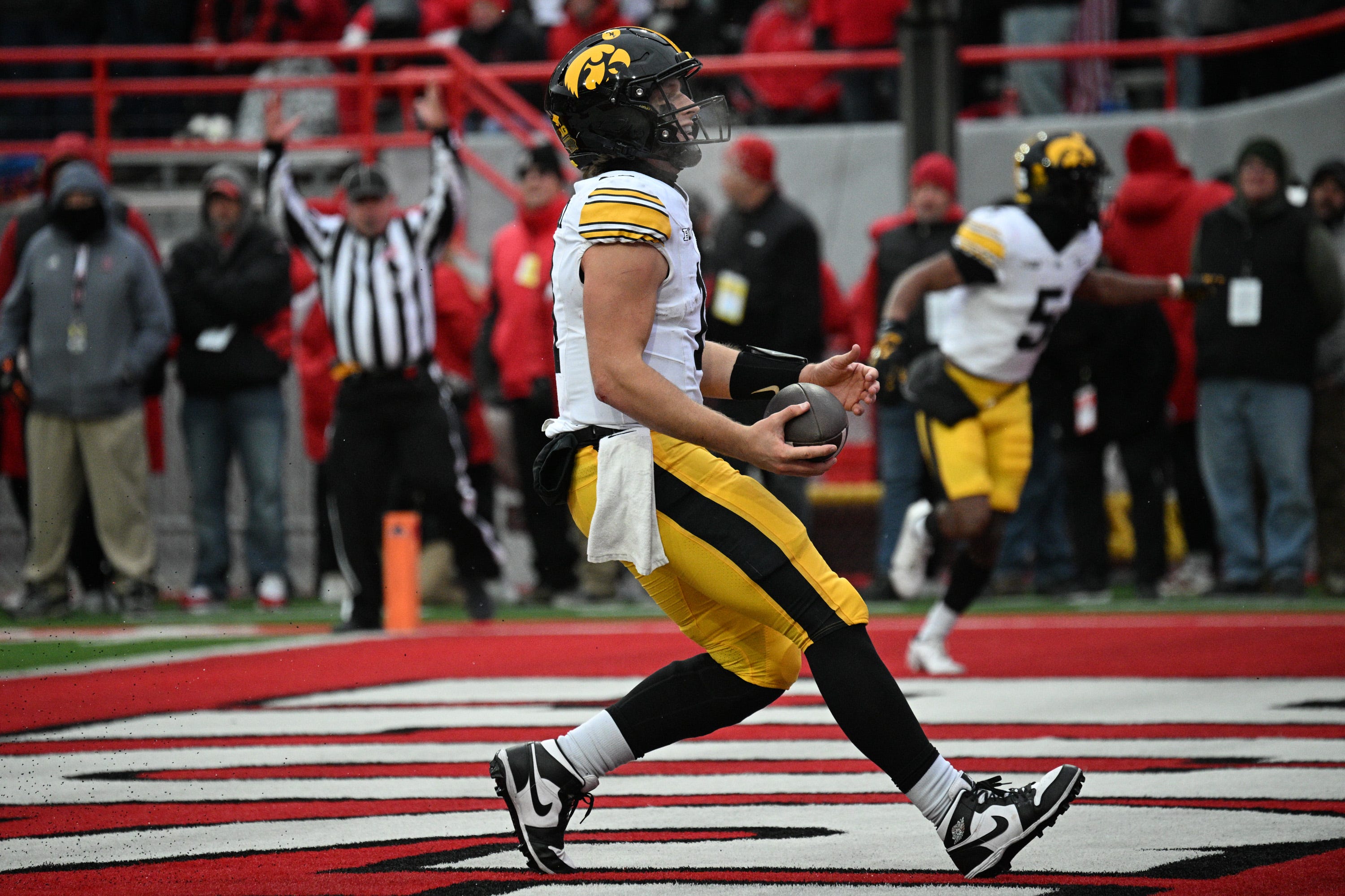 Mark Gronowski sets Iowa football program record vs. Nebraska