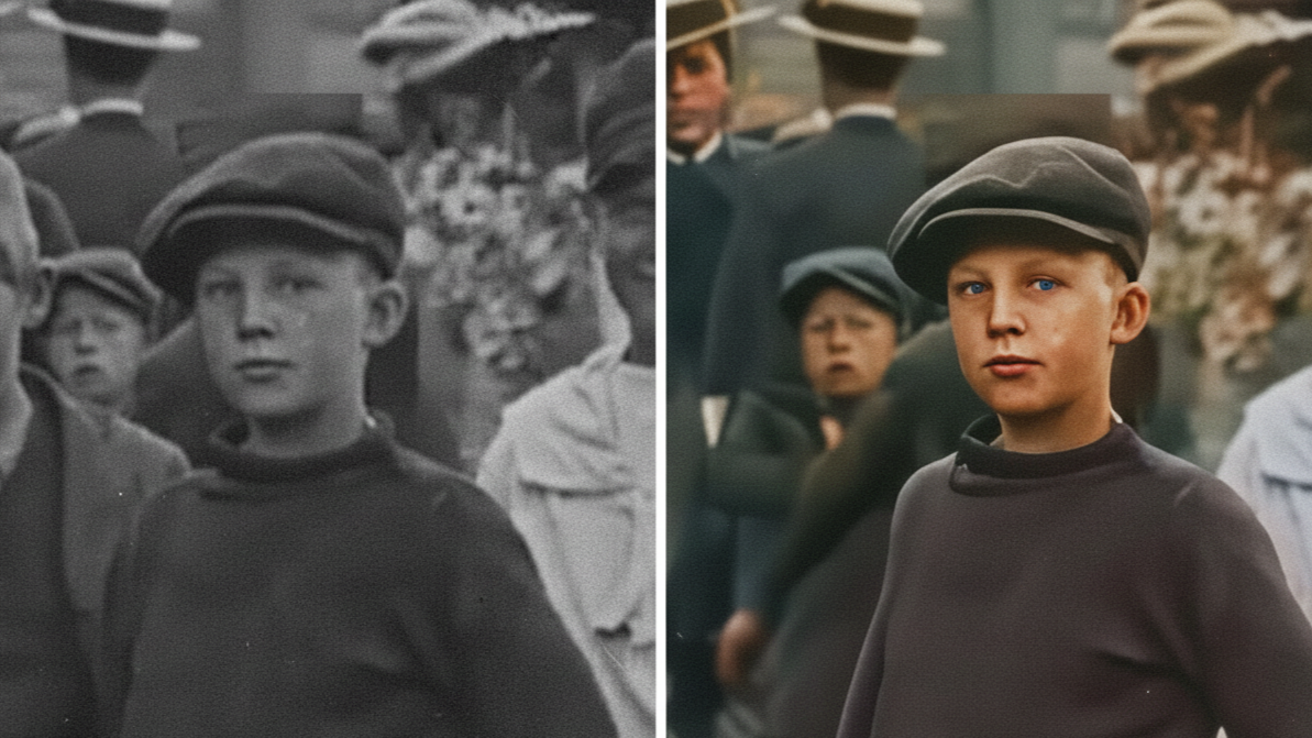 The world in 1910 brought to life in color