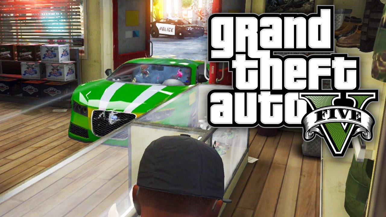 GTA 5 thug life #29 (part 1) - drive by in a building! (GTA V online)