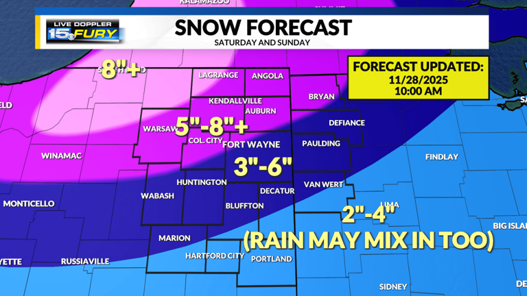 Expected snowfall may delay Fort Wayne leaf pickup