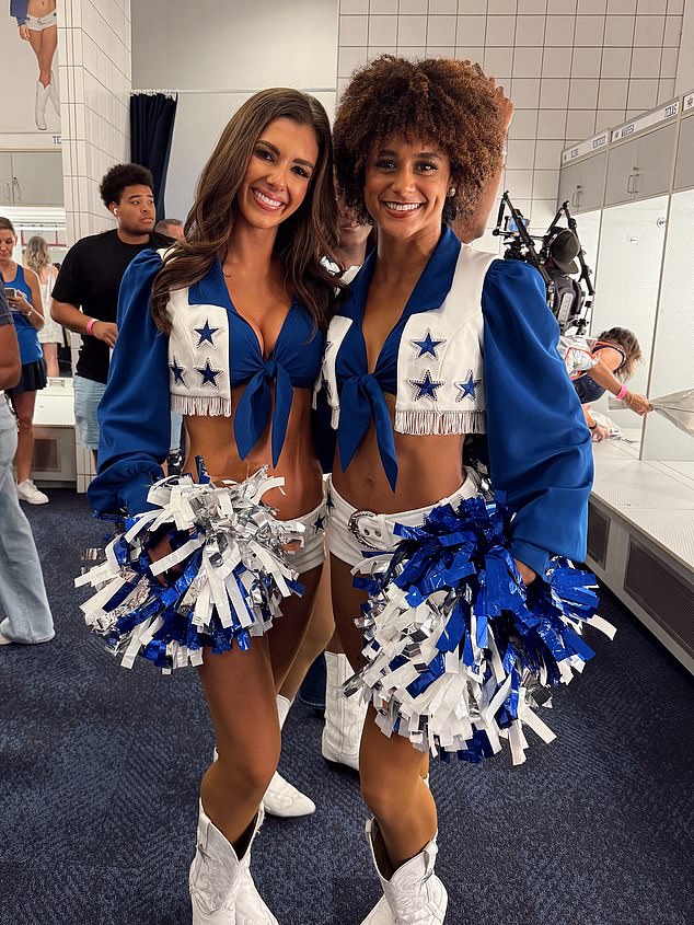 Cowboys cheerleader lifts the lid on the unglamorous side of being part ...