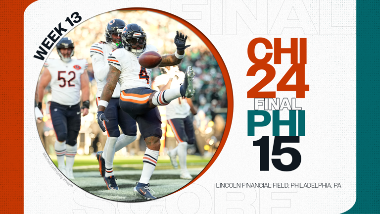 Bears vs. Eagles highlights: Chicago dominates NFL Week 13 game