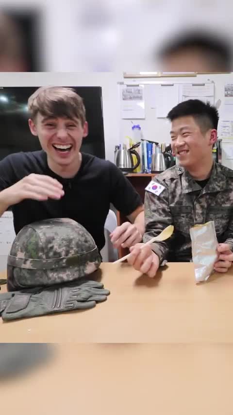Korean soldiers try British Army rations for the first time | Hilarious ...