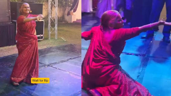 Elderly woman impresses wedding guests with flawless dance and a ...