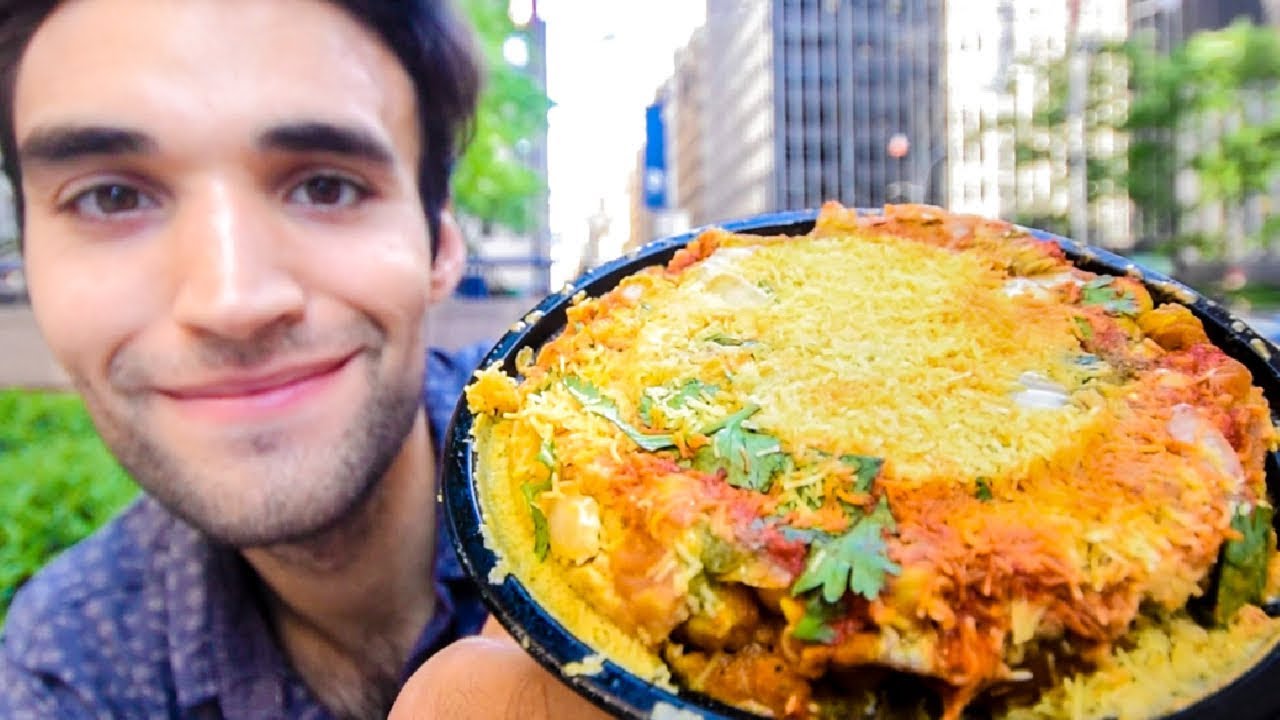 24 hours eating only Indian street food in NYC!