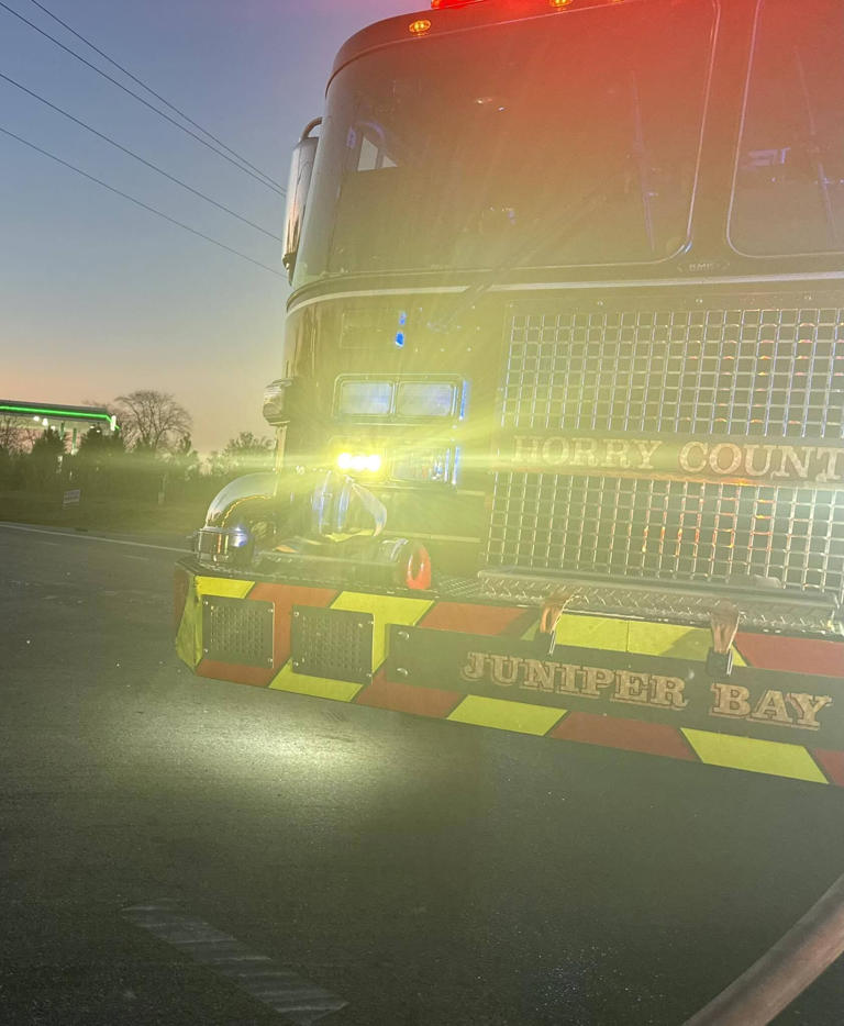 4 injured in fiery Horry County crash
