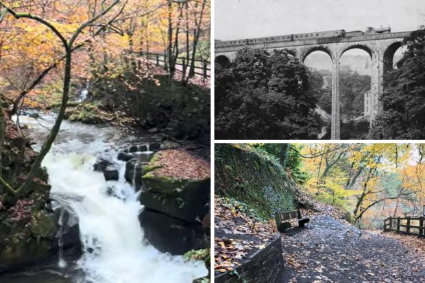 The hidden waterfall beauty spot near Oldham with a 'magical' history