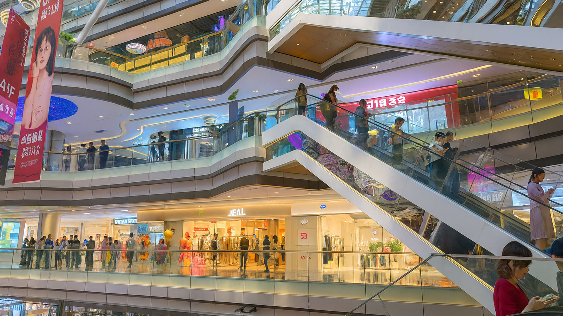 This Xi’an Mall Feels Like Walking in the Sky