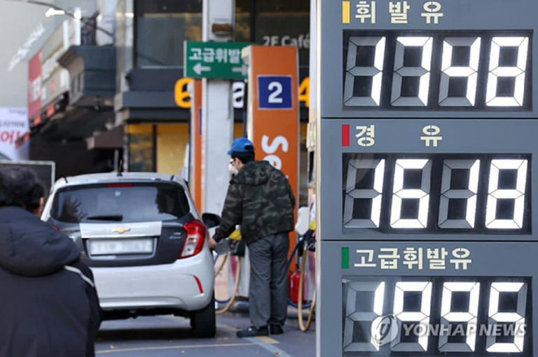 주유소 기름값 5주 연속 상승…휘발유 1745원·경유 1681원