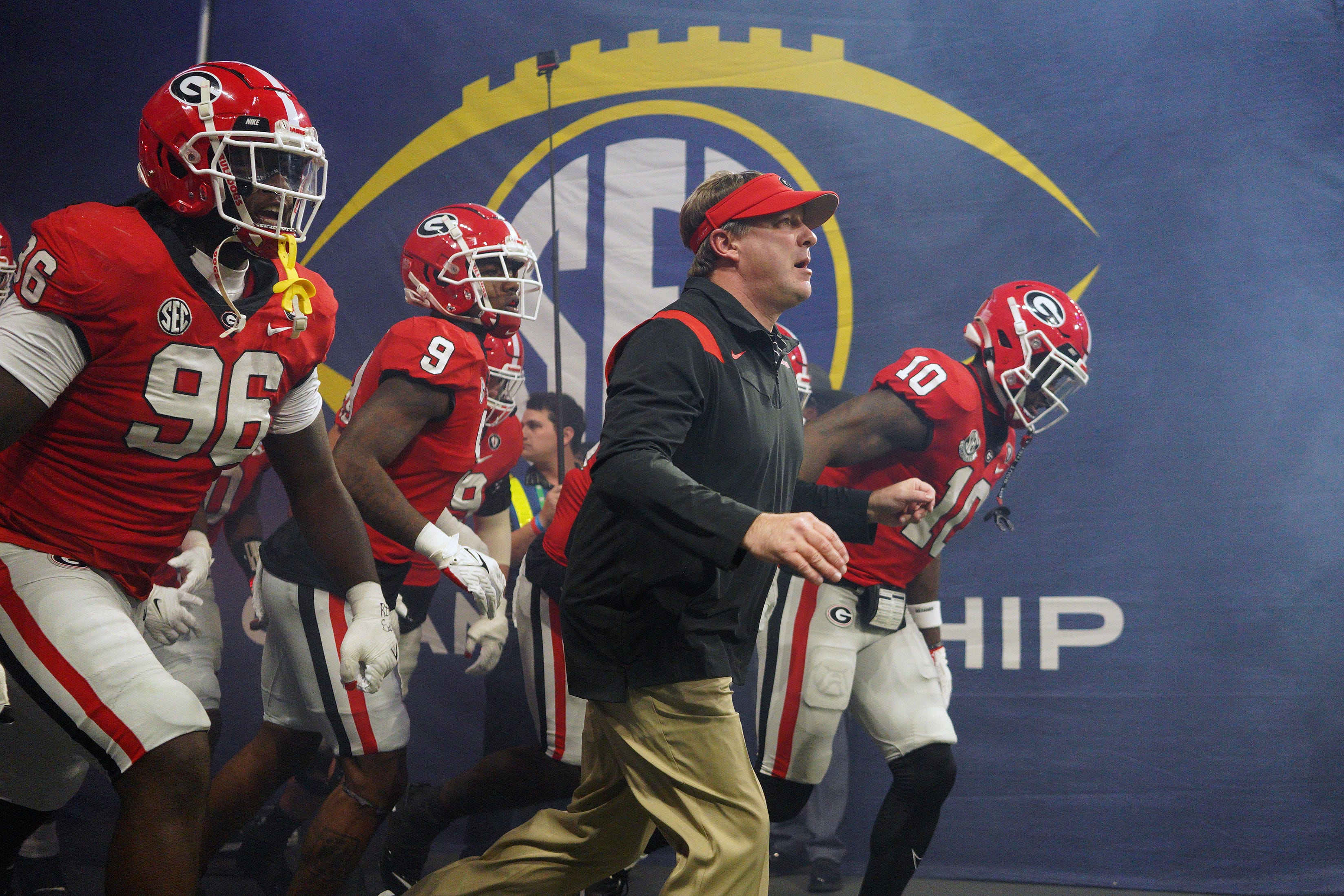 Who will Georgia football play in the 2025 SEC championship?