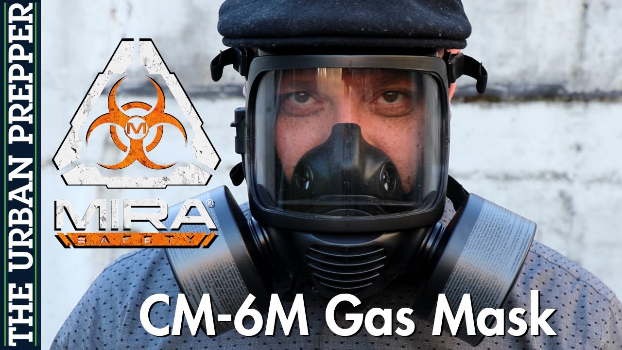 Reviewing MIRA Safety CM-6M gas masks for nuclear, pandemic & CBRN