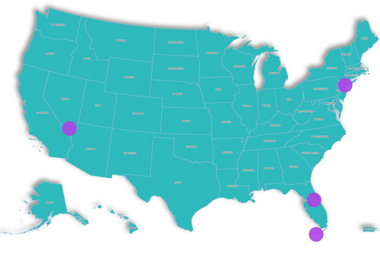 Map shows most popular US cities for winter vacations