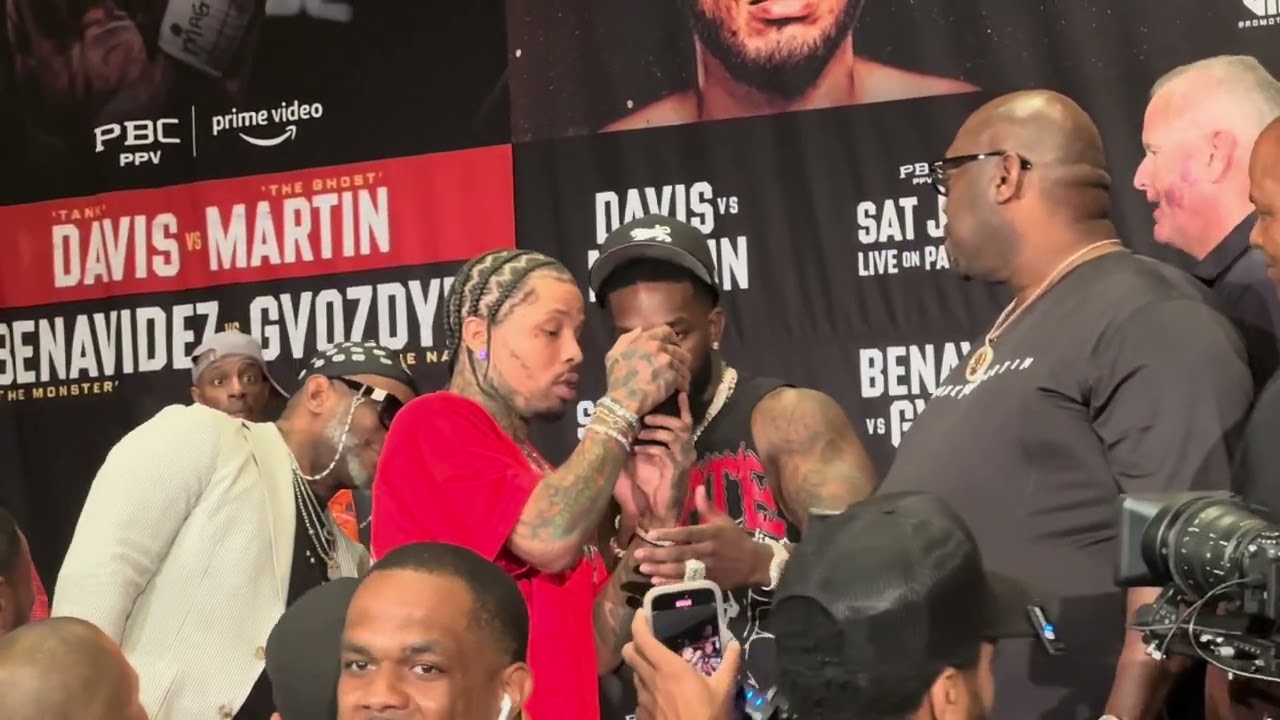 Gervonta Davis shows Frank Martin sparring footage, final face-off ...