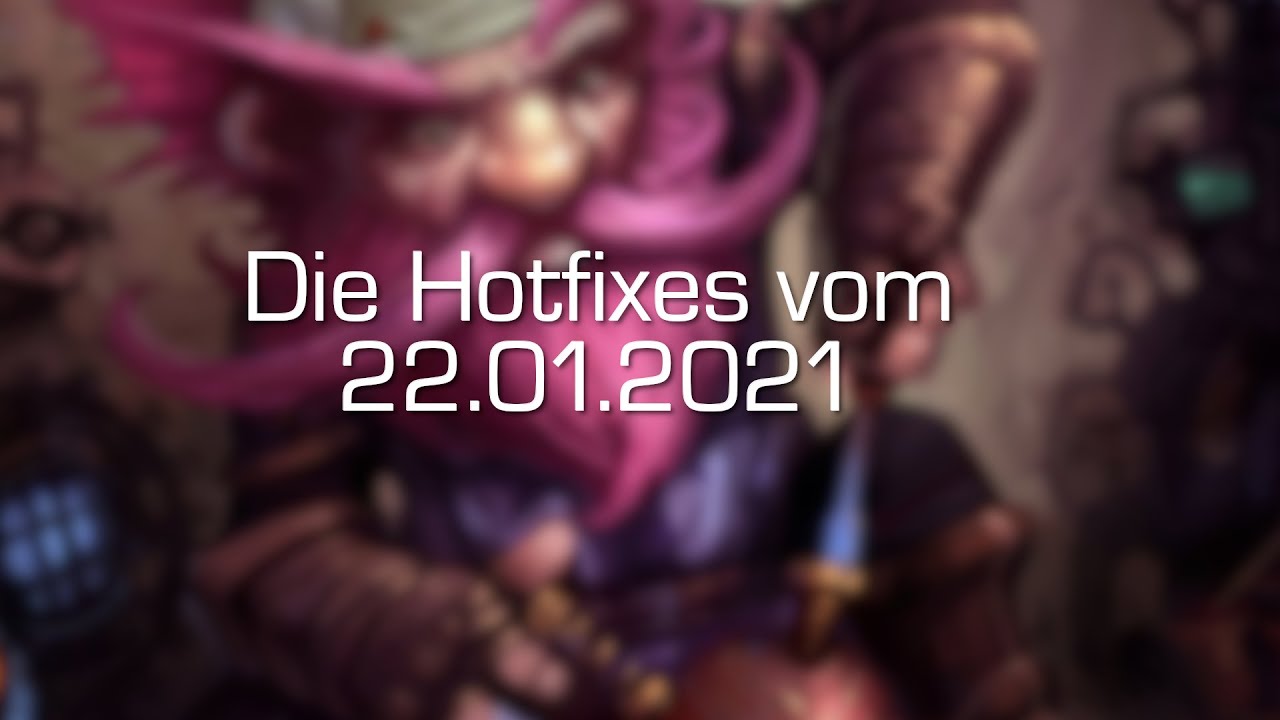 Hotfixes vom 22.01: Änderungen an Dungeons, Klassen und Raid [World of ...