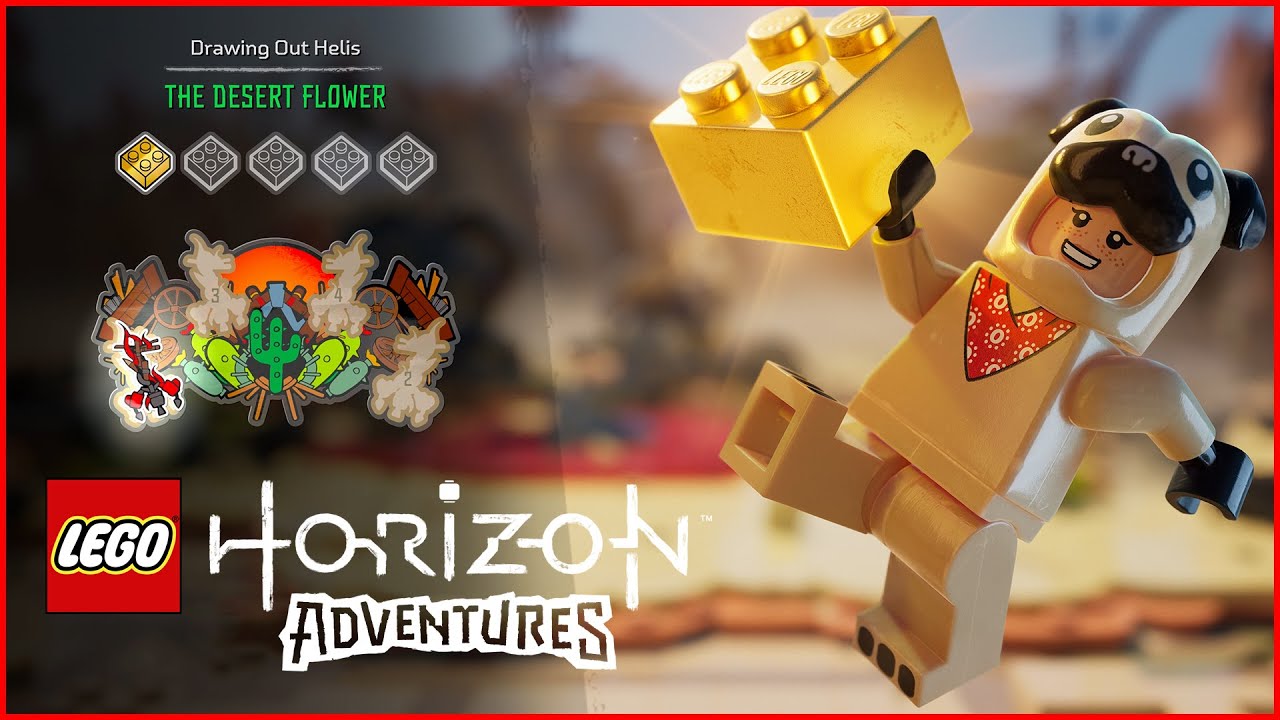 Lego Horizon Adventures chapter 4 drawing out Helis the desert flower ...