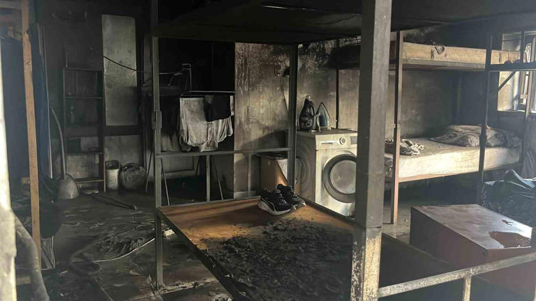 Alanya’da apartmanın giriş katında çıkan yangın korkuttu