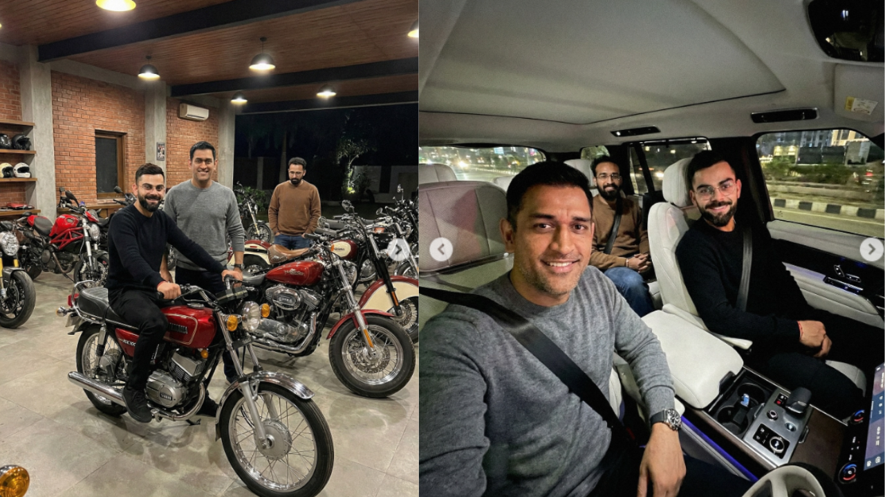 Viral or fake? The truth behind Virat Kohli posing on MS Dhoni’s RX 100 ...