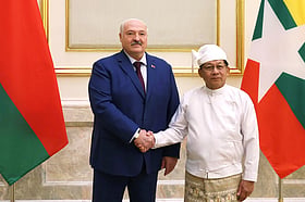 Military-run Myanmar plays host to goodwill visit by Belarusian leader