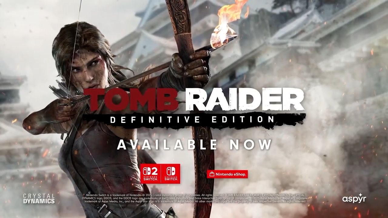 Tomb Raider Definitive Edition Official Nintendo Switch 2 Launch Trailer