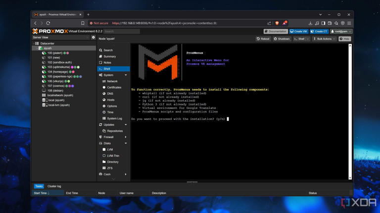 I customized my Proxmox node so much that updates became terrifying