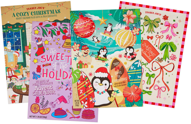 Chocolates, coffee, more. Advent calendars from Target, Aldi, TJ's