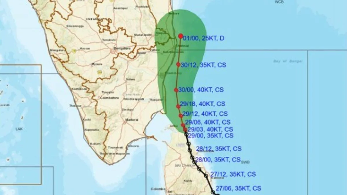 Cyclone Ditwah spares Chennai, red alert issued for 5 Tamil Nadu ...