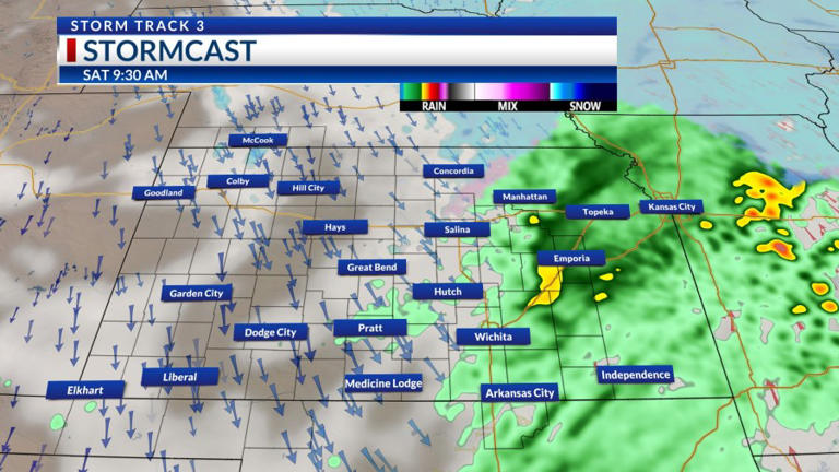 Storm Track 3 Forecast: Snow stays north this morning, fierce winds ...