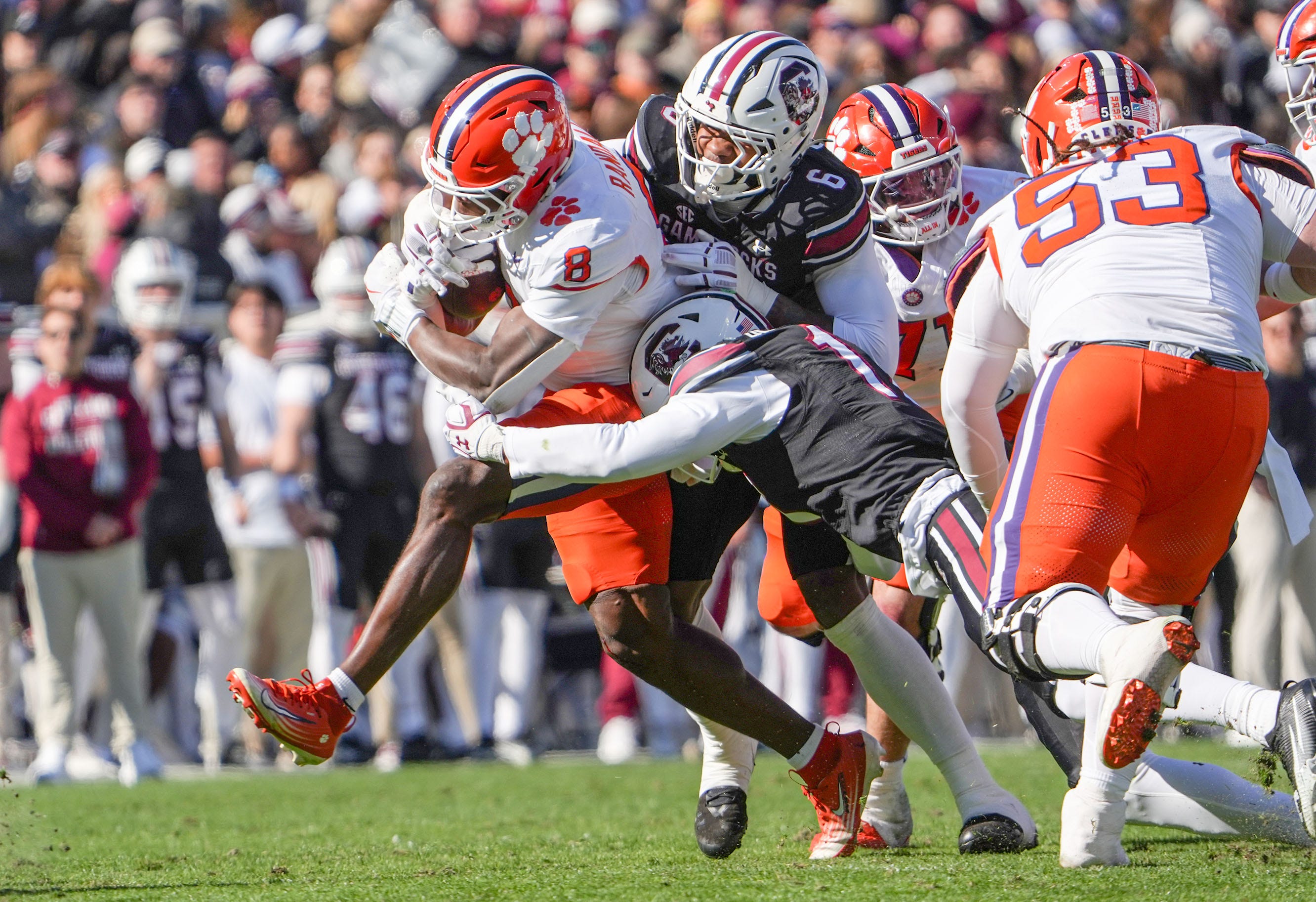Clemson football vs South Carolina highlights, Cade Klubnik wins ...