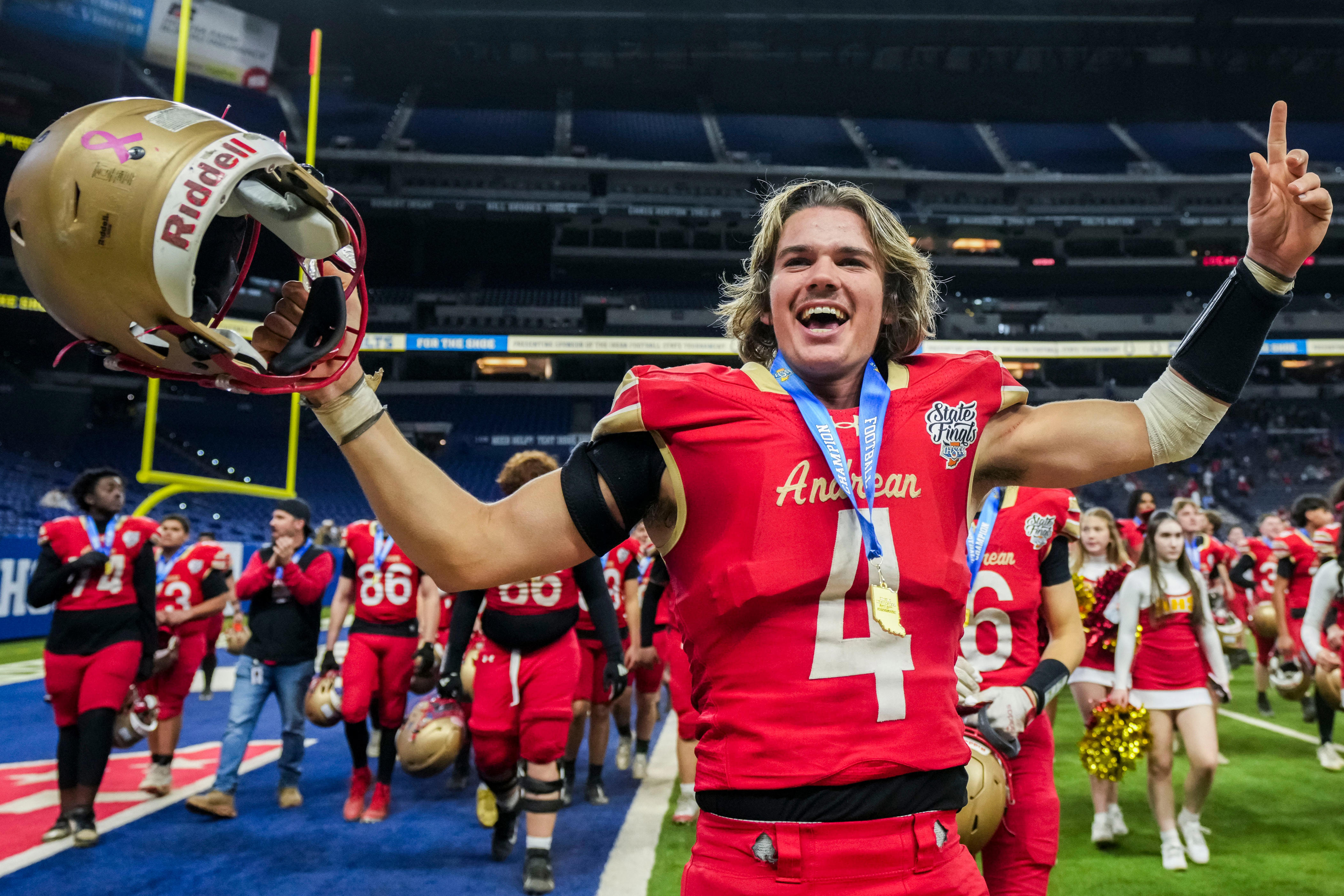 How Andrean turned a punt block into the only points in Class 2A title