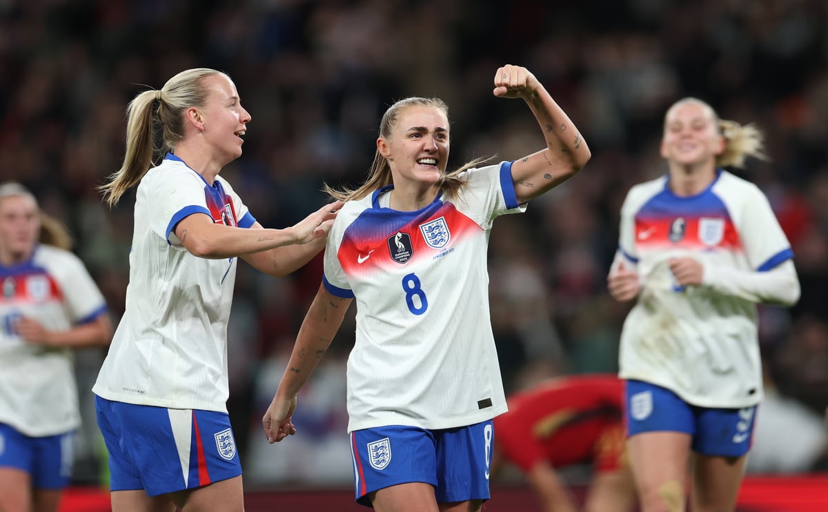 Georgia Stanway scores hat-trick as Lionesses thrash China at Wembley