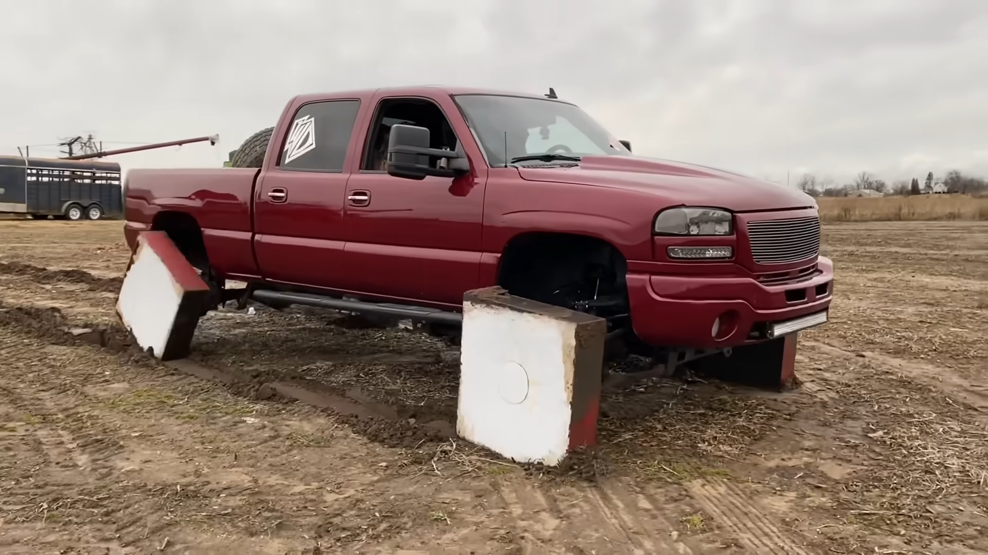 We Put 250-lb Square Wheels on a Truck