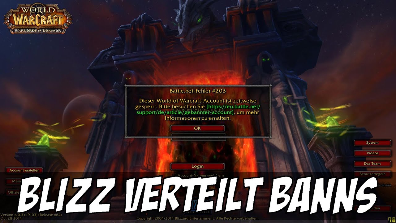 HAUFENWEISE ungerechtfertigte Banns: Blizzard Report-System braucht ...