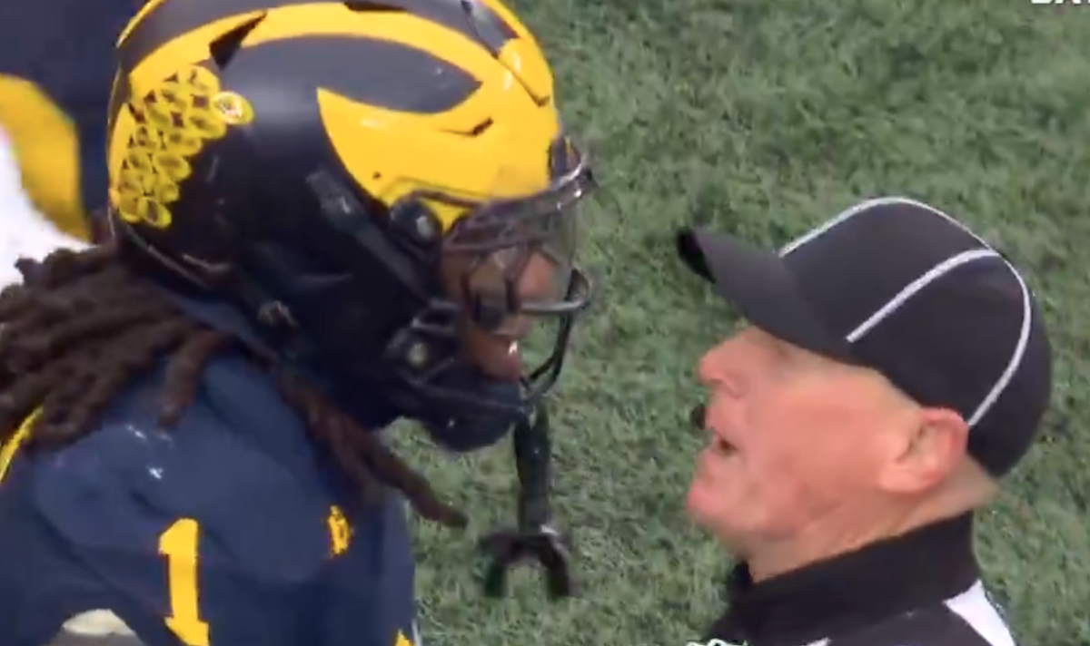 Michigan Player Headbutts Referee, Somehow Avoids Ejection