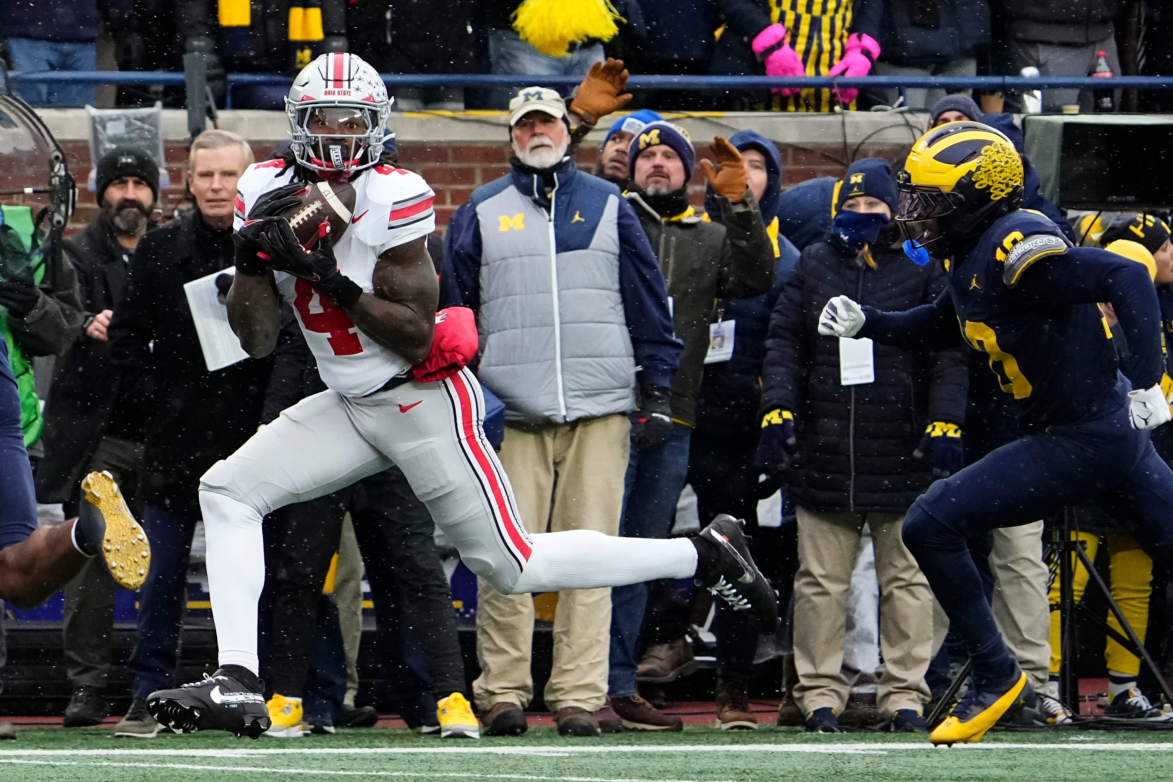 Ohio State WR Jeremiah Smith dishes on what he likes about Michigan