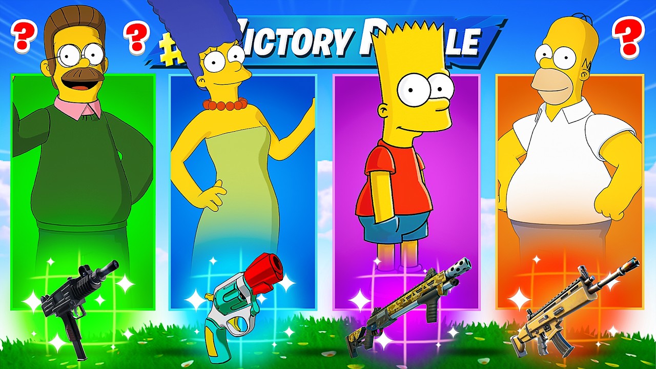 The random Simpsons boss challenge in Fortnite!