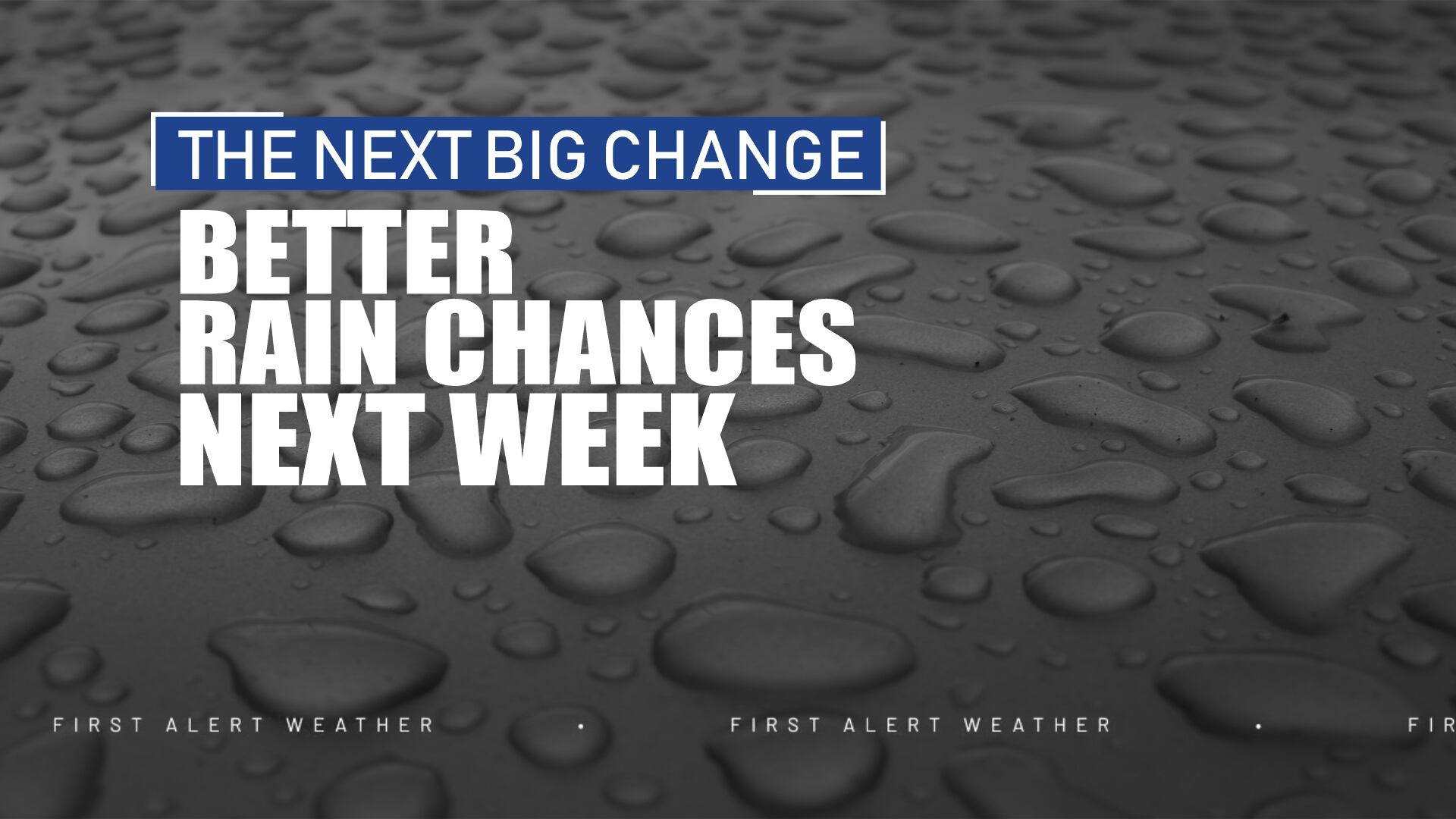 FIRST ALERT: Turning warmer tomorrow. Rain chances arrive early next week