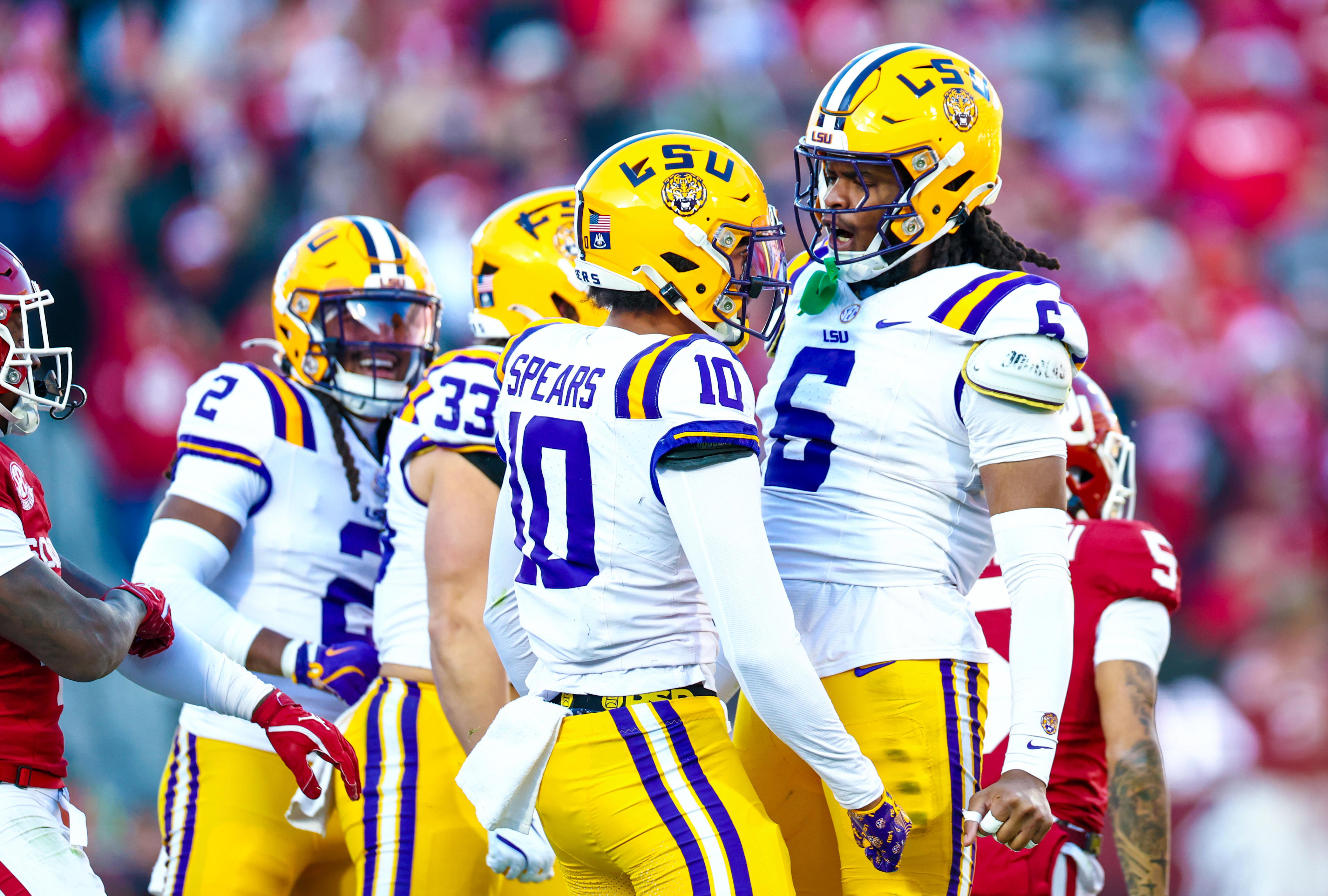 LSU football fights, falls short at No. 8 Oklahoma: Score, highlights