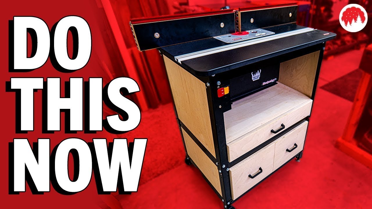Don't wait to build your own router table!
