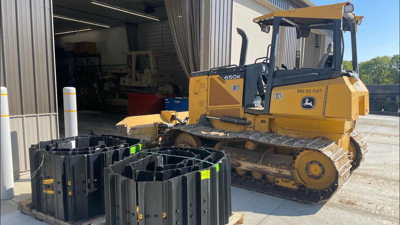 How to swap out a dozer undercarriage easily