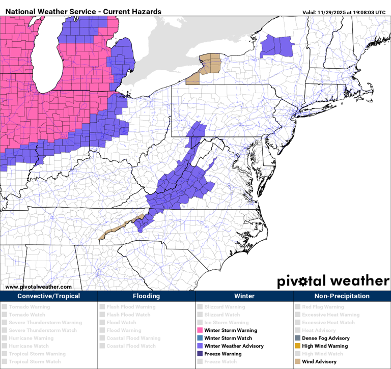 CWG Live: Remaining chilly. Sunday wintry mix looking minor and mainly ...