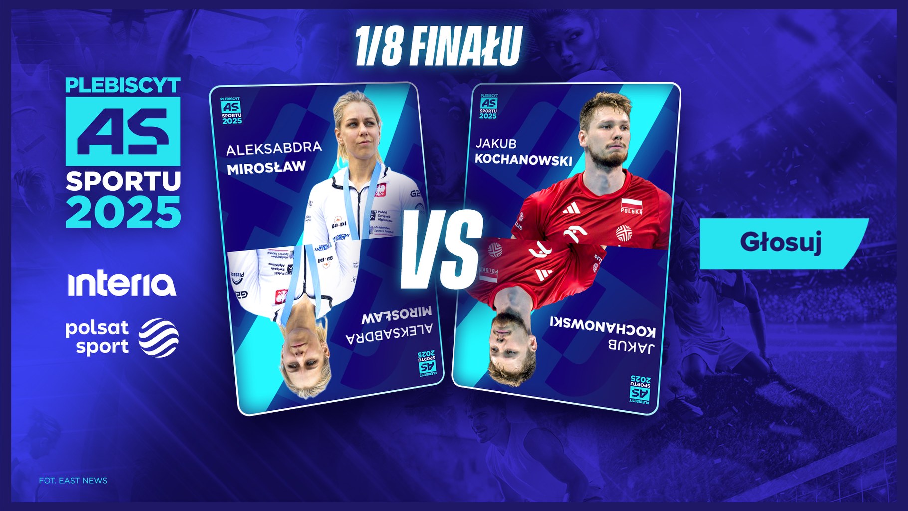 "As Sportu 2025". Aleksandra Mirosław kontra Jakub Kochanowski. Zagłosuj!