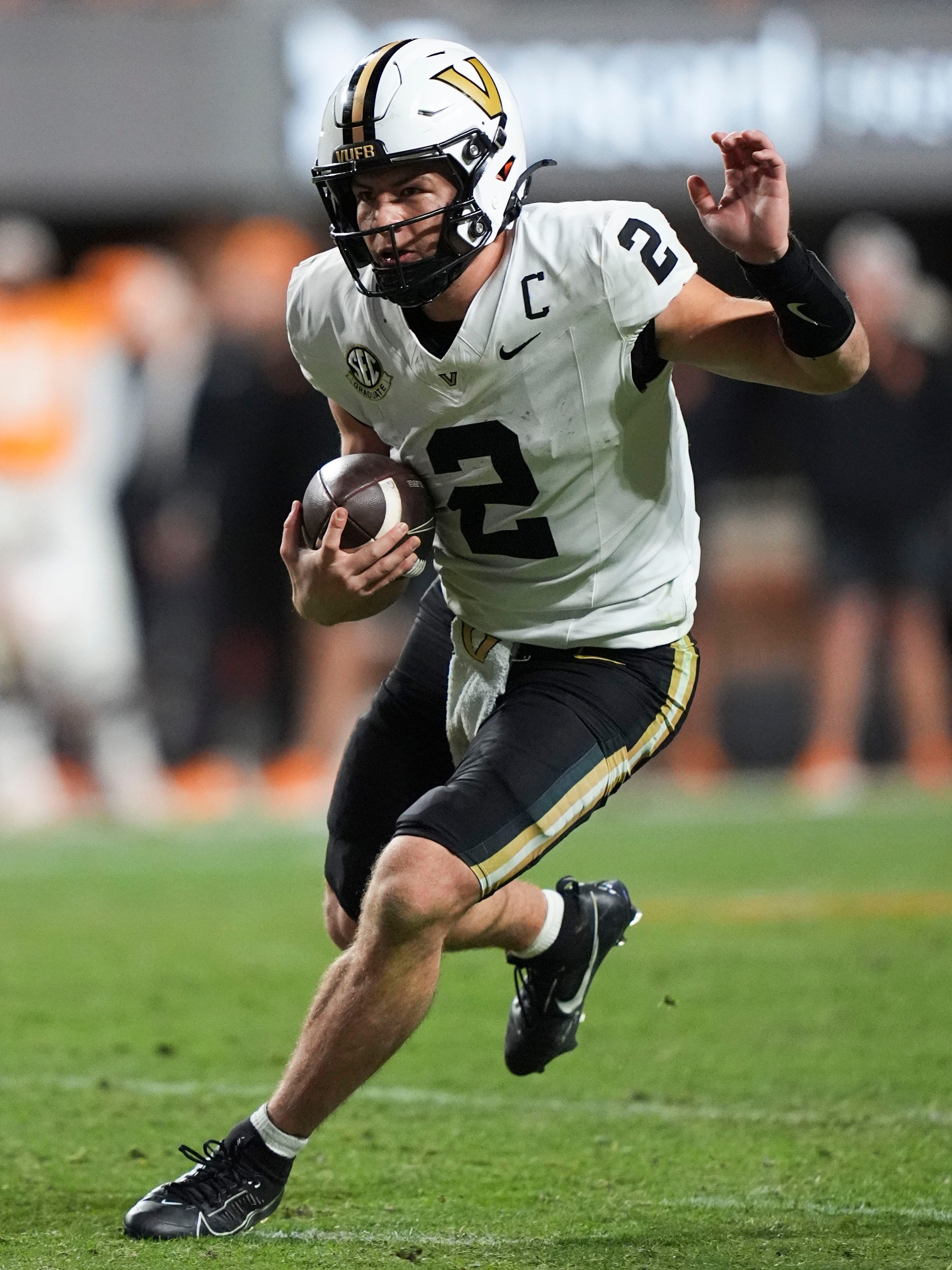 Vanderbilt football QB Diego Pavia wins Johnny Unitas Golden Arm Award