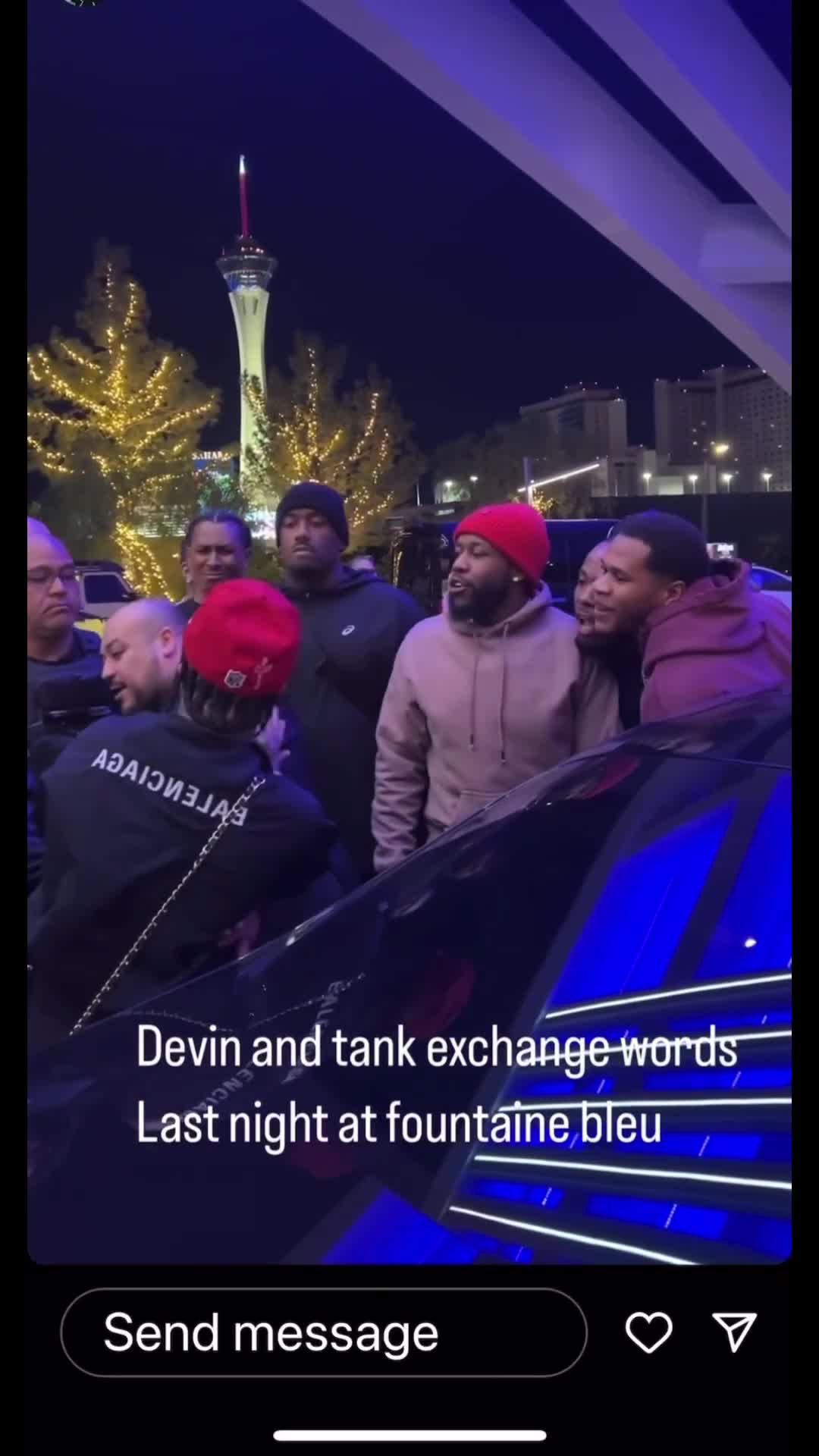 ☎️ Gervonta “Tank” Davis seen getting into exchange with Devin Haney in ...
