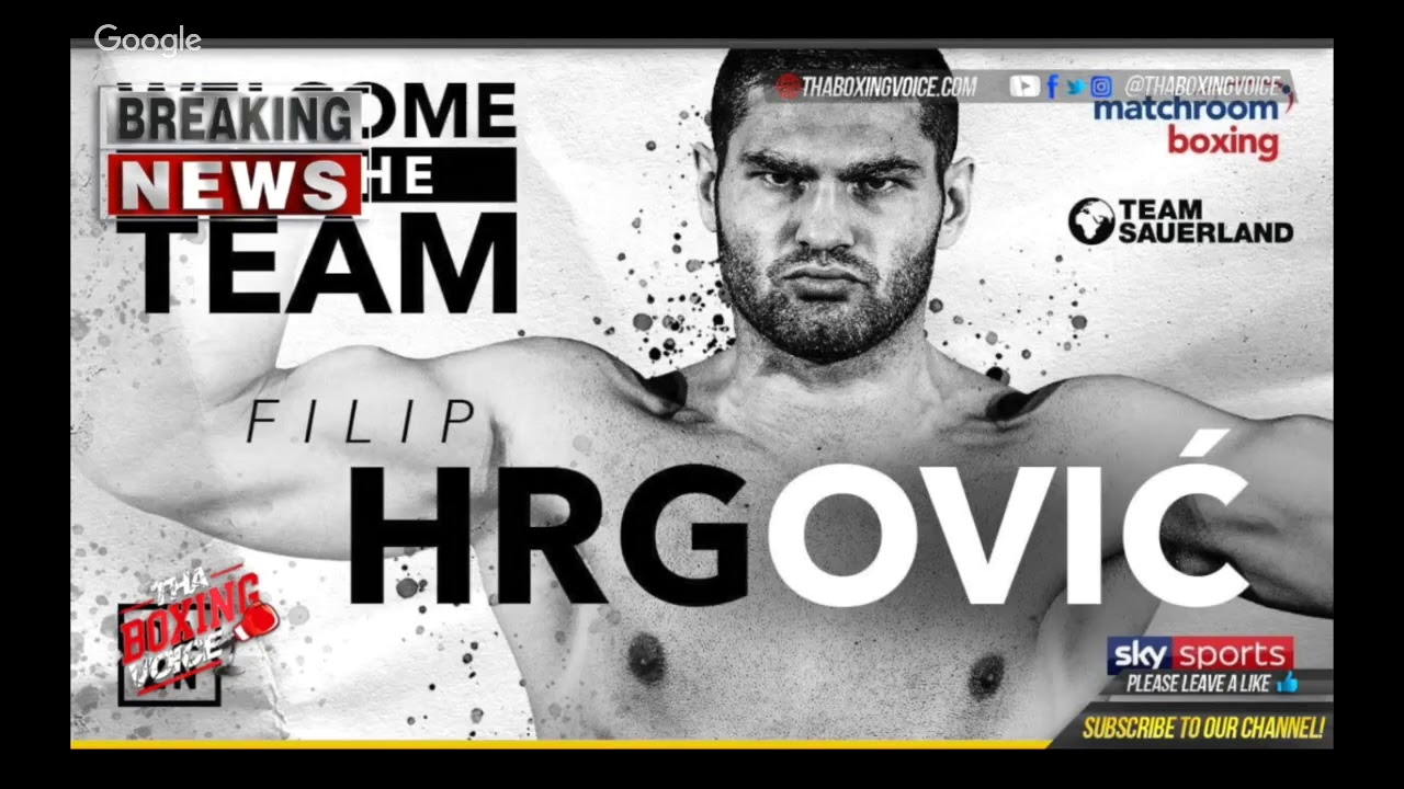 🚨Breaking news🔥Eddie Hearn signs heavyweight Filip Hrgovic😱Future ...