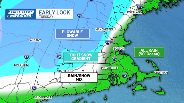 Timing, impacts of Tuesday's winter storm. Who will see snow, and how much?