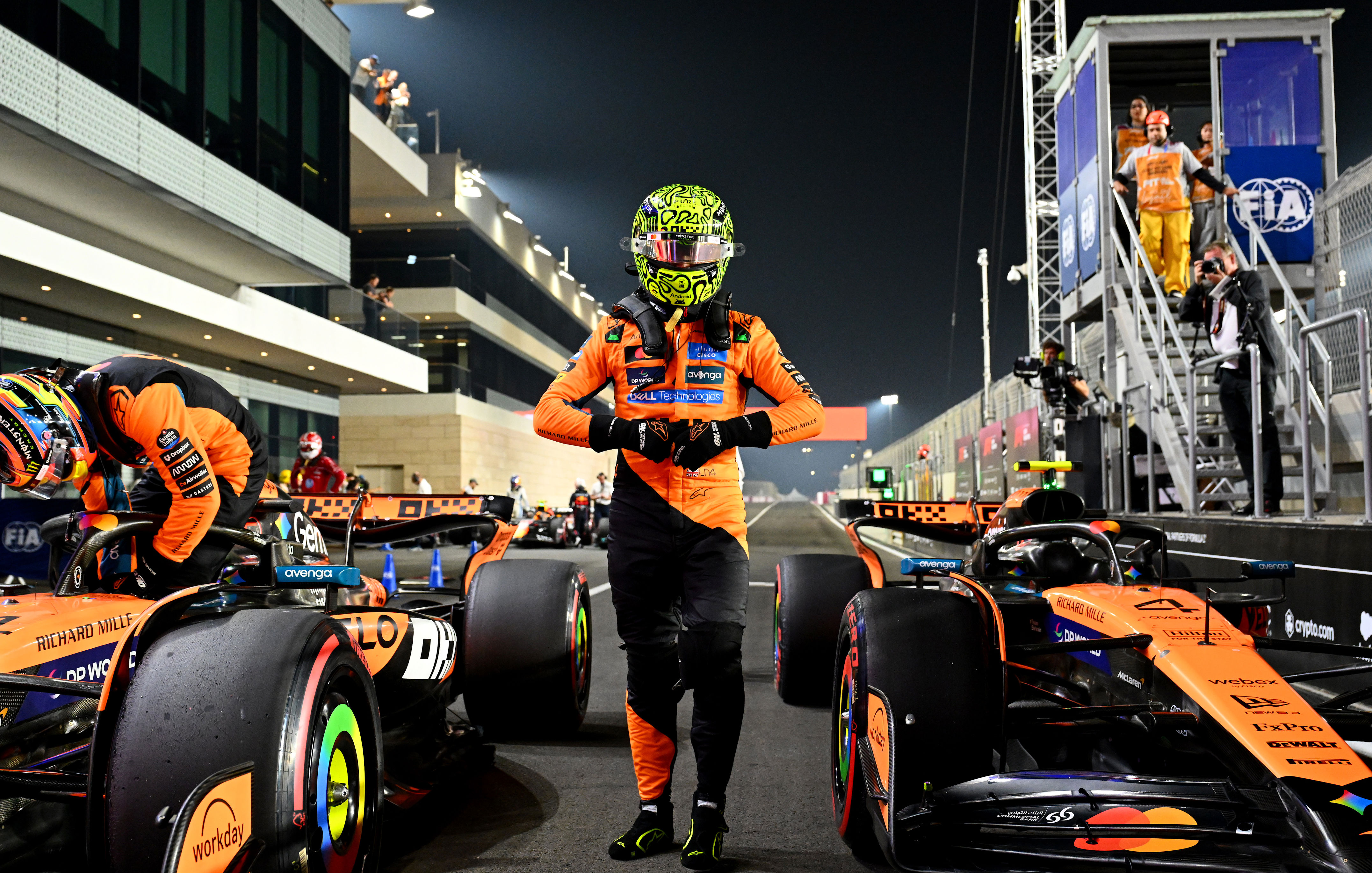 F1 qualifying results: Oscar Piastri and Lando Norris lock out the ...